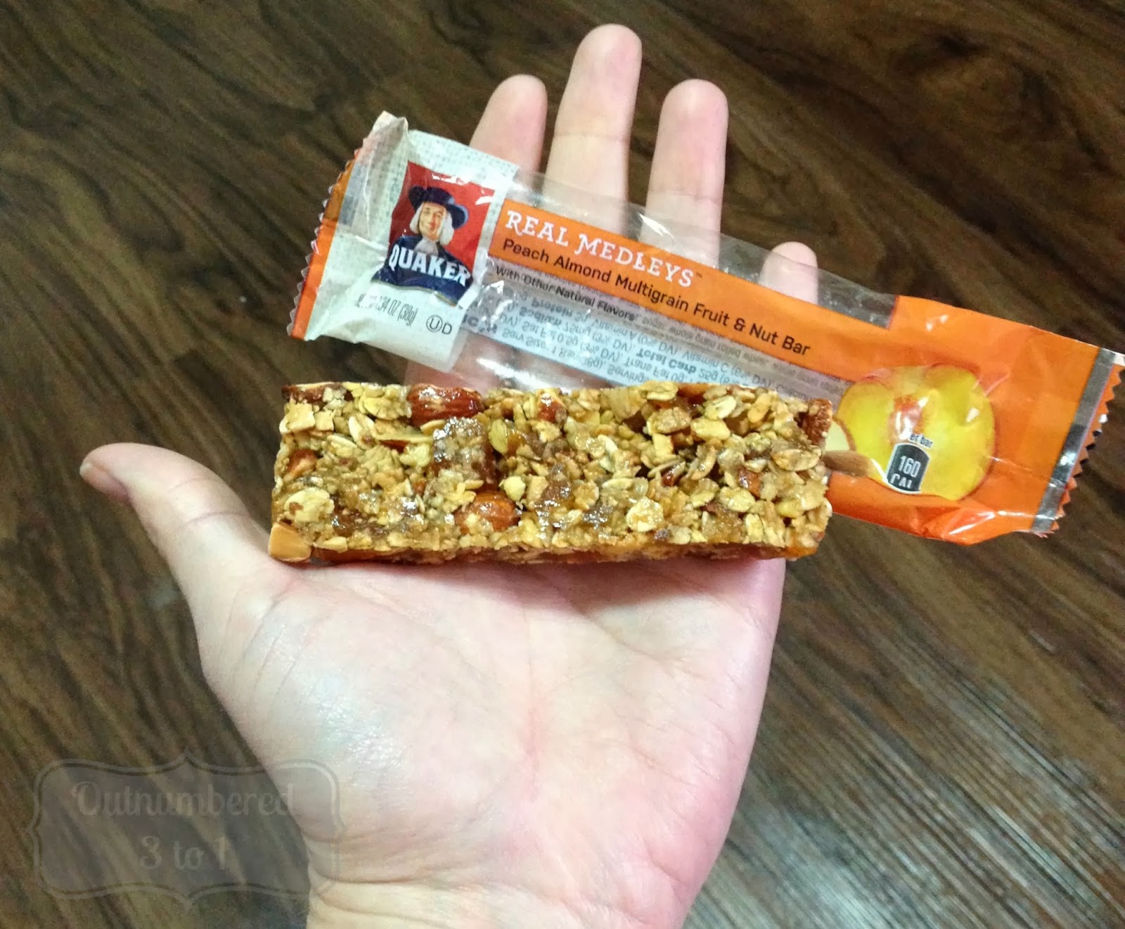 Quaker Oats Real Medley Bars Review + Giveaway - Outnumbered 3 to 1