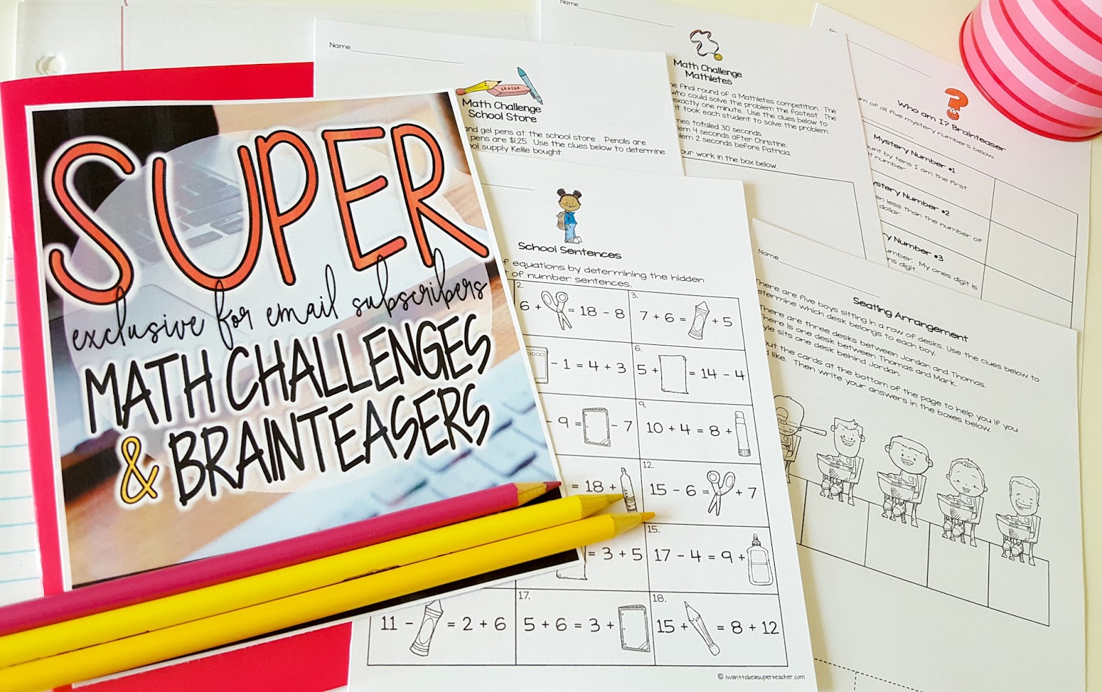 Fun & FREE! A May Math Brainteaser for the End of the Year