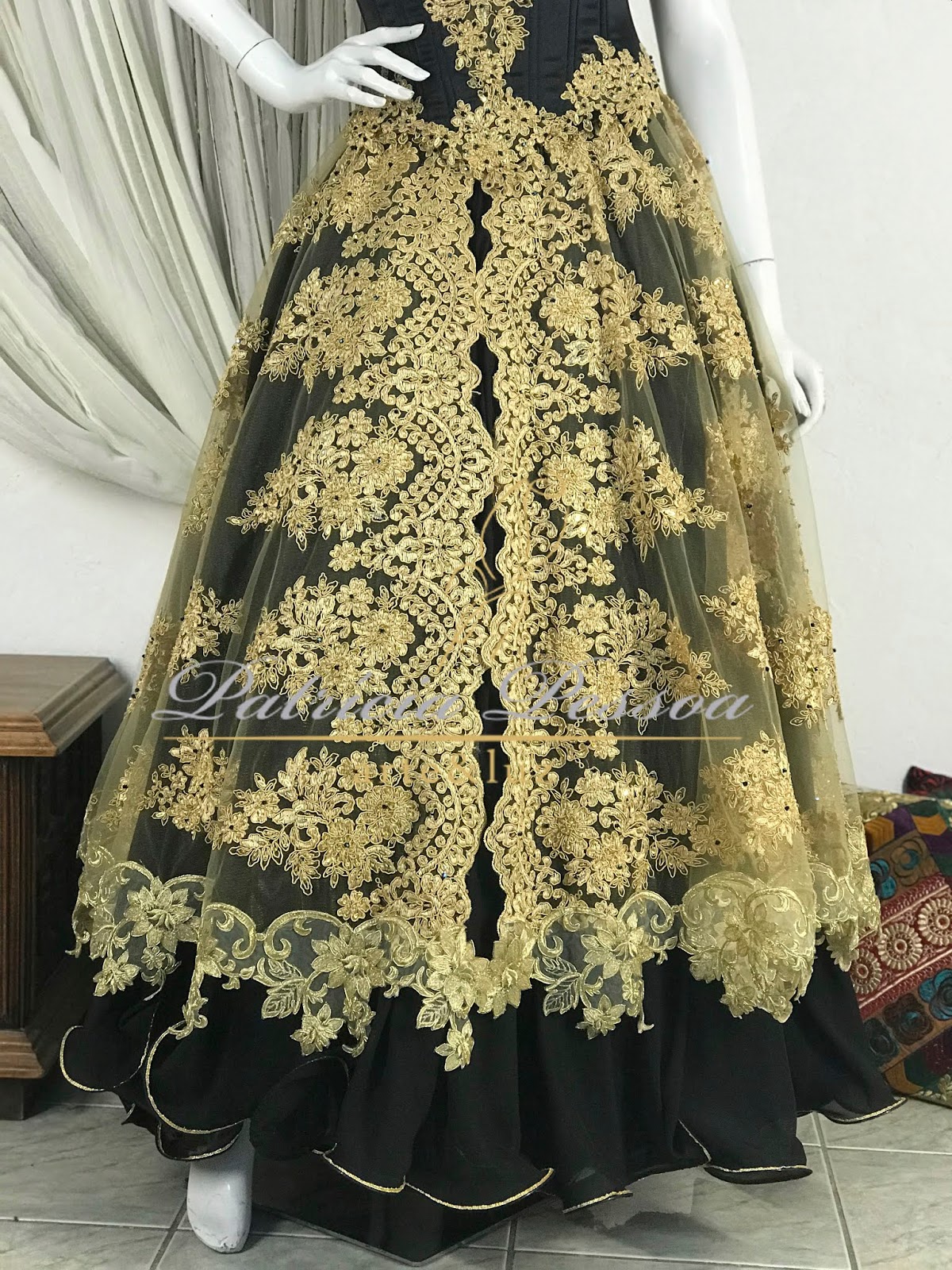 Atelier Patricia Pessoa: Roupa de Pomba Gira - (cód.07113)