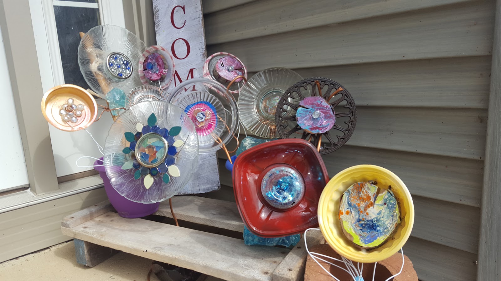 Recycled Art Flower DIY