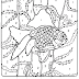 Kids Page: - Fish On The Water - Color By Number Coloring Pages