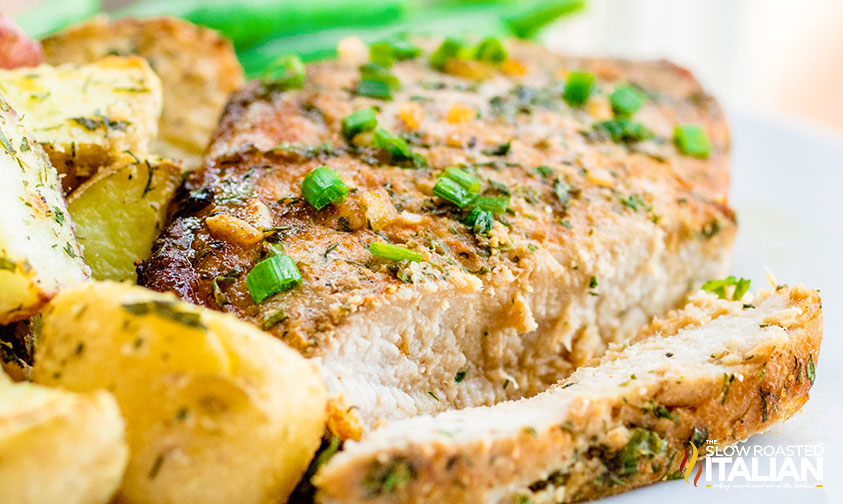 Italian Food: Ranch Baked Pork Chops