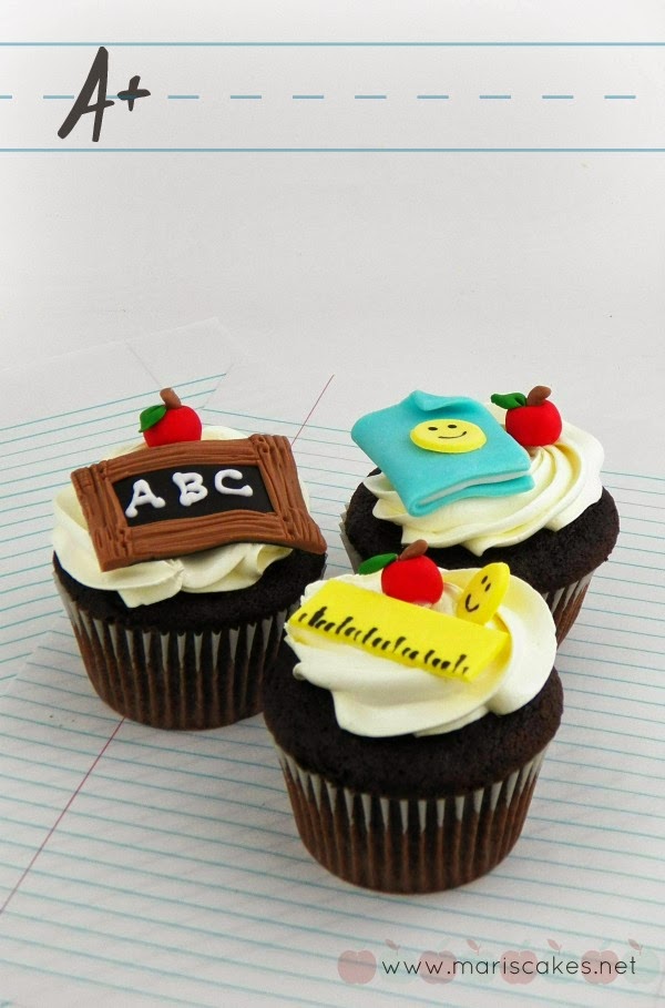 School Theme Cupcakes | Mari's Cakes (English)