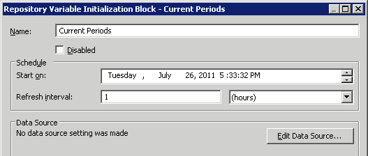Diksha Sea: [OBIEE 11g] Using Initialization Blocks And Variables