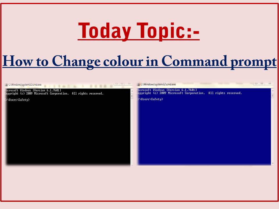 How To Change Command Prompt Text Colour Permanently Hd