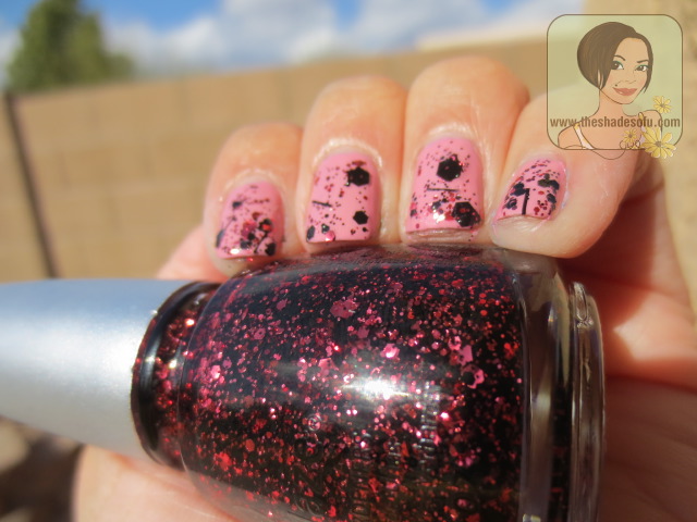China Glaze Glitz Bitz N Pieces Swatches, Review - The Shades Of U