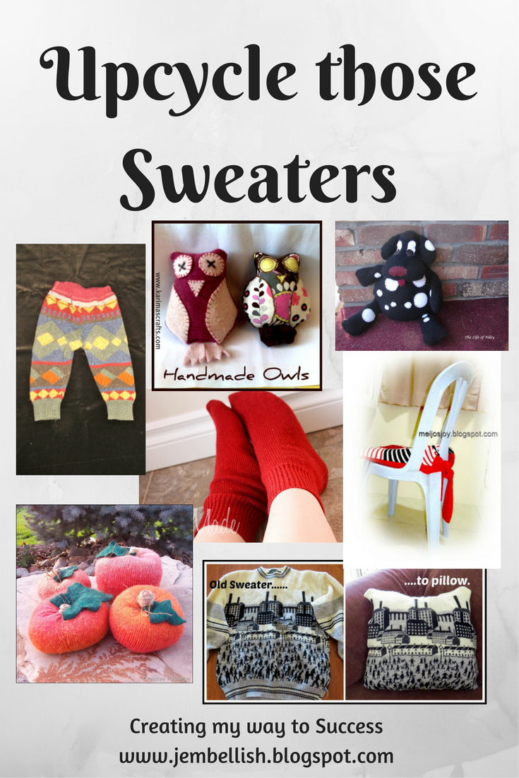 Creating my way to Success: Upcycling Sweaters