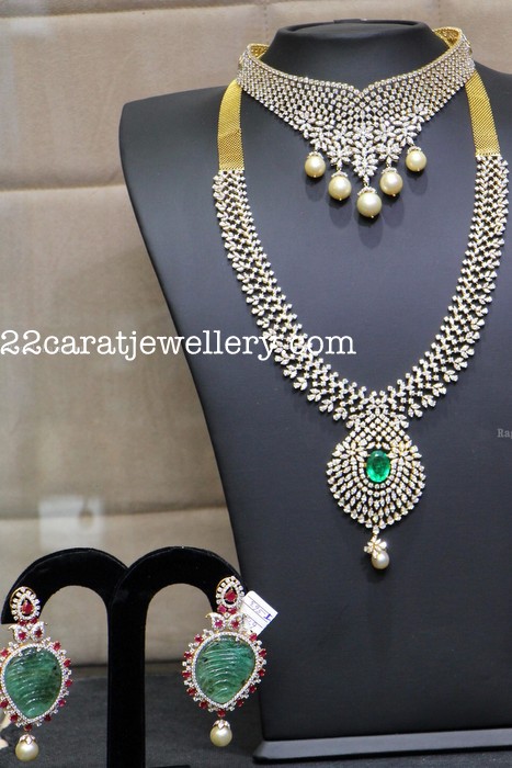 Hiya Jewellers Trendy Diamond Set Earrings - Jewellery Designs