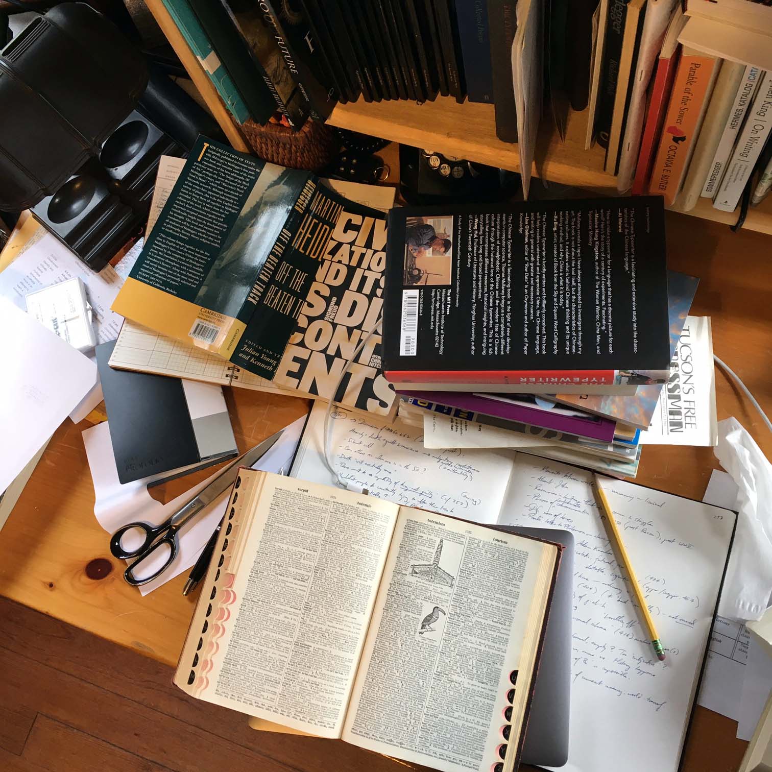 Poem of the day: totem pole & typewriter of the day: Signature 440T ...