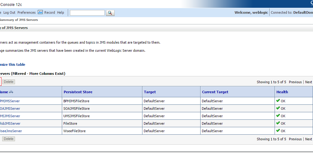 Adsterra Business Service Jms Queue In Weblogic Server 12c