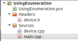 Using Enumeration in C++