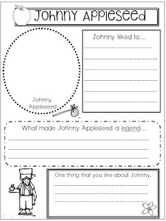 1st Grade Hip Hip Hooray!: Johnny Appleseed brings apple themed ...