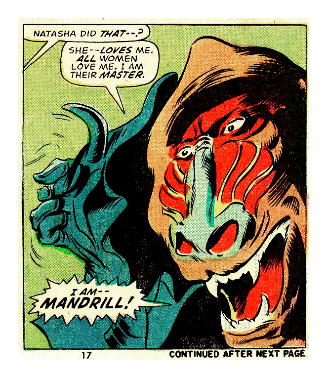 Gone & Forgotten: MENACE OF THE MANDRILL!