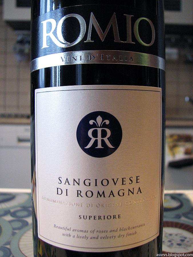 this is my truth. tell me yours: Romio Sangiovese di Romagna Superiore, Caviro, 2010, DOC ...