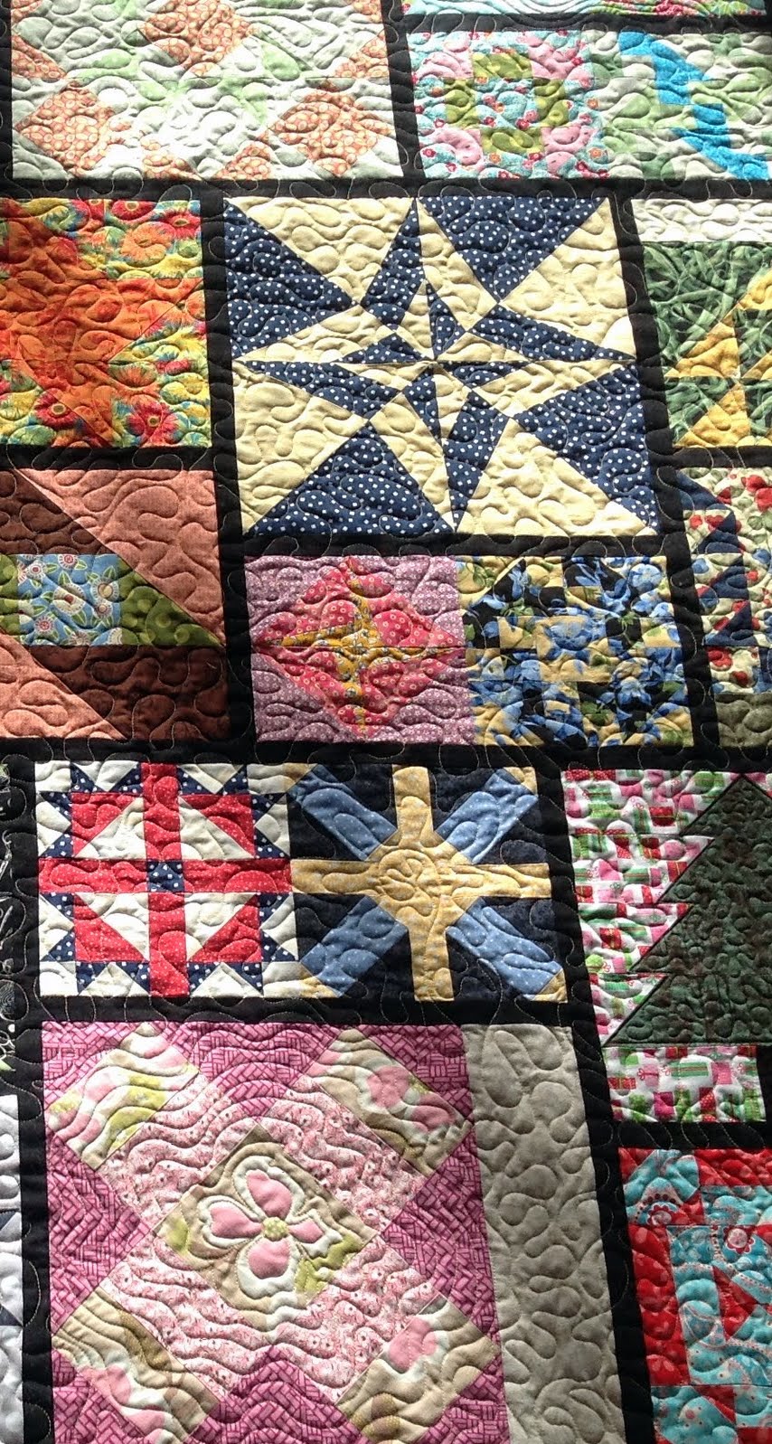 Starwood Quilter: Farmer's Daughter Quilt Before Binding