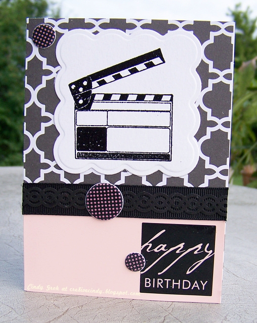 Cre8iveCindy: Movie Clapper Card