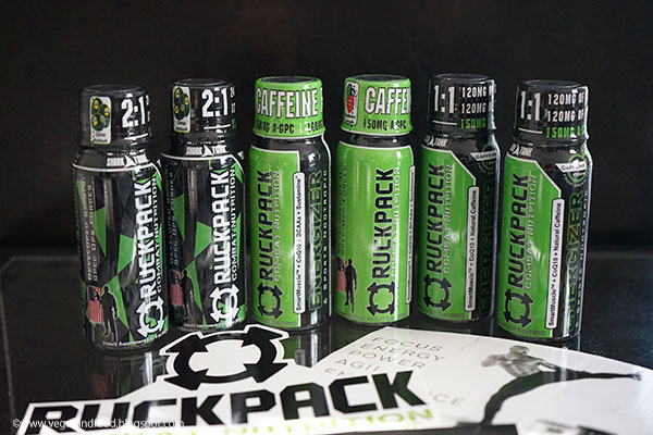 RuckPack energy drink - Vegas and Food