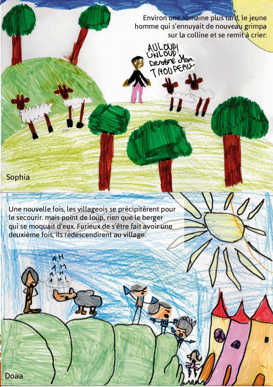 Pepper scissors, illustration et papiers découpés: "Le garçon qui ...