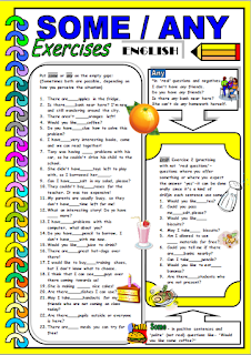 English Grammar: SOME / ANY