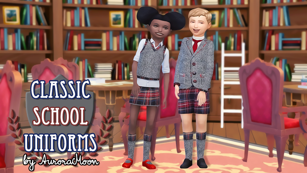 Sims 4 School Uniform Child at Mary Eklund blog