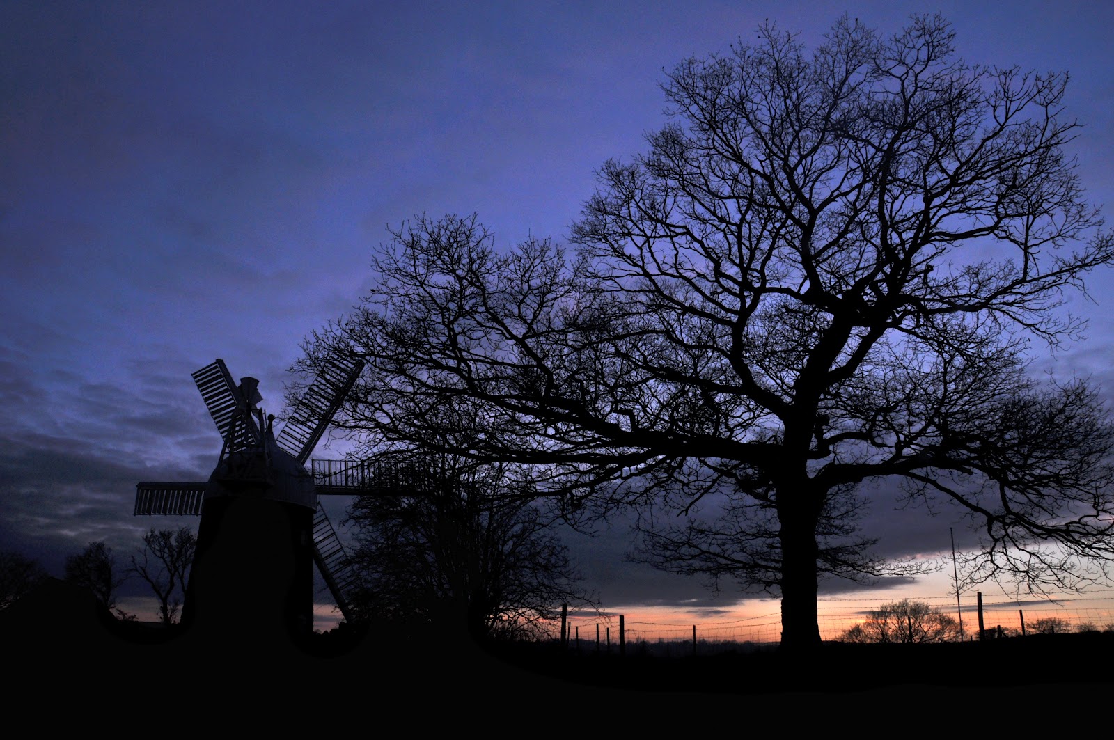 Travelling Diary: Sunset at Heage Windmill,Derbyshire