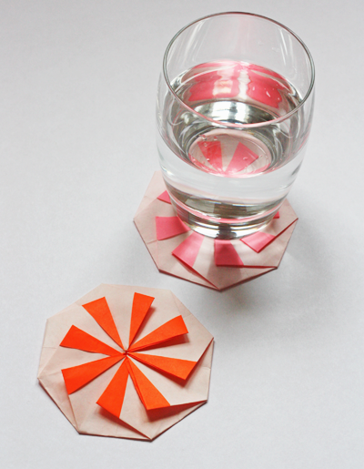 Origami octagonal pouch | How About Orange