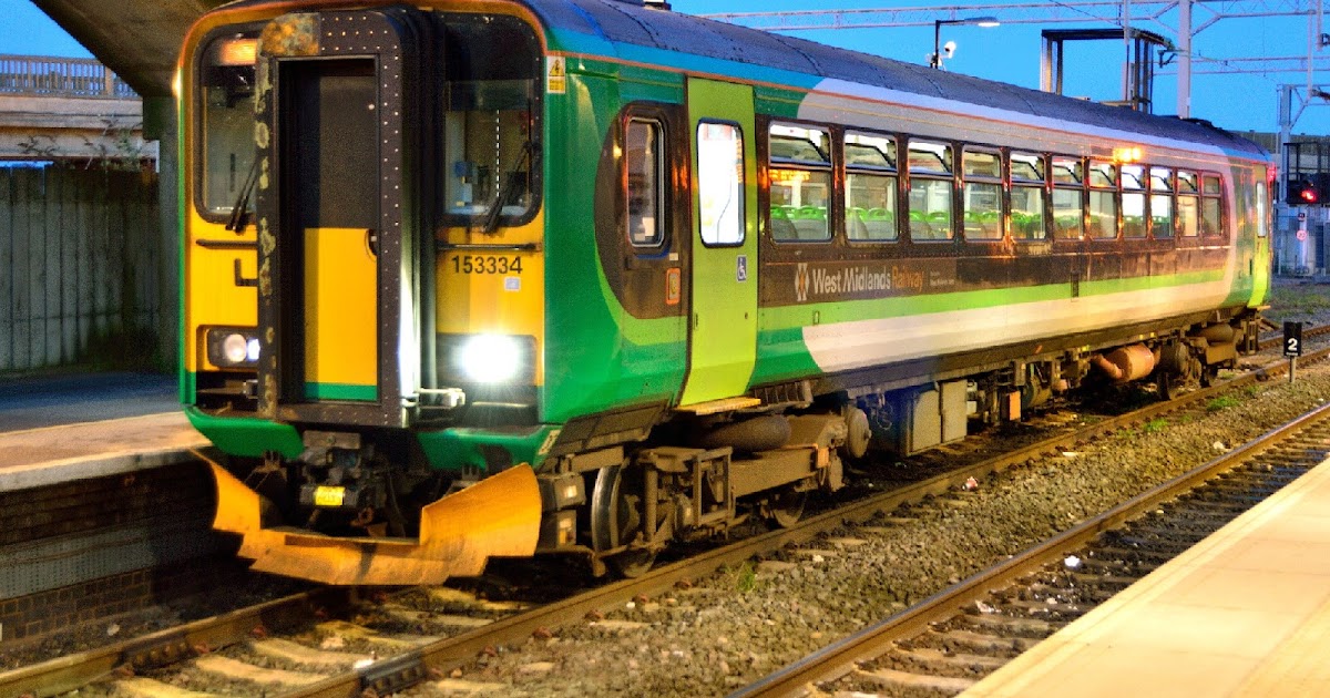 'Along These Tracks' Train Photos Site : Night Photo Class 153334 ...