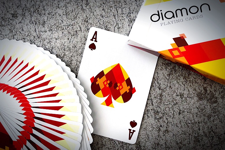Card Flash: Diamon Playing Cards N° 5 by Artedame Dutch Design Studio