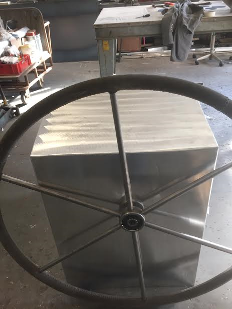 Superlas: Aluminium stuurconsole met motorkist