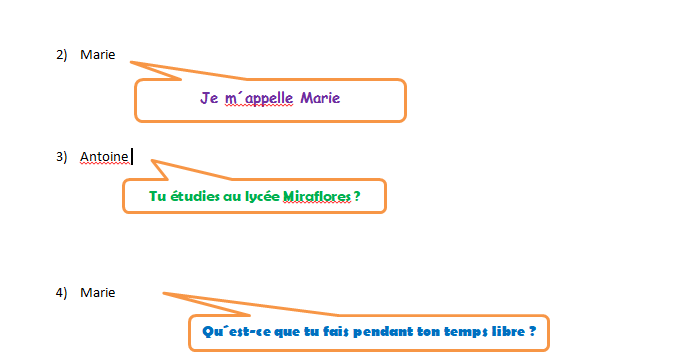 Blog de Français: Style direct vs Style indirect