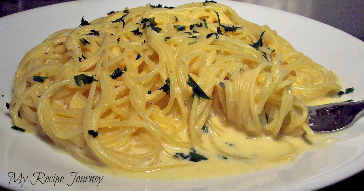 My Recipe Journey: Pasta with Creamy Truffle Sauce