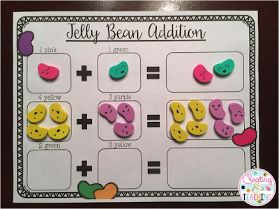 Jelly Bean Task Mats | creating & teaching