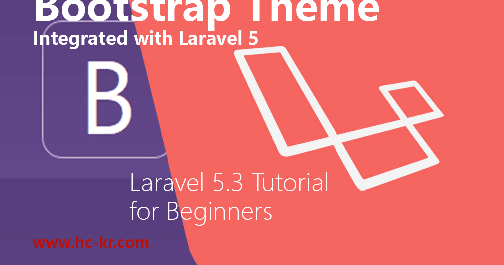 Laravel 5 Tutorial : Adding Bootstrap Theme to Laravel 5.3 | KODE AJAIB