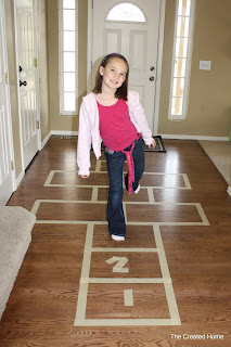 The Created Home: Indoor Hopscotch