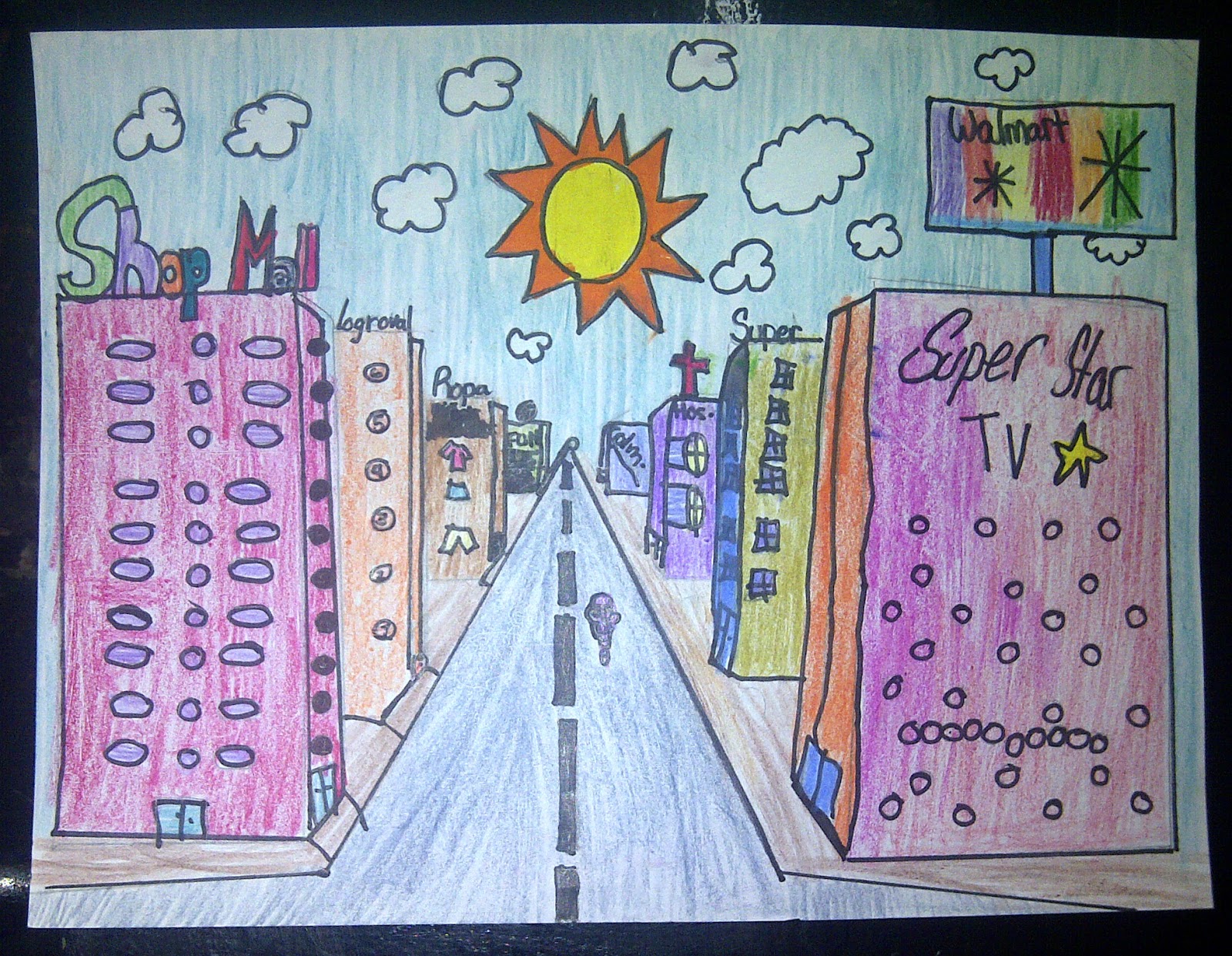 Ms. Maryann's Art Class: One Point Perspective: 4th