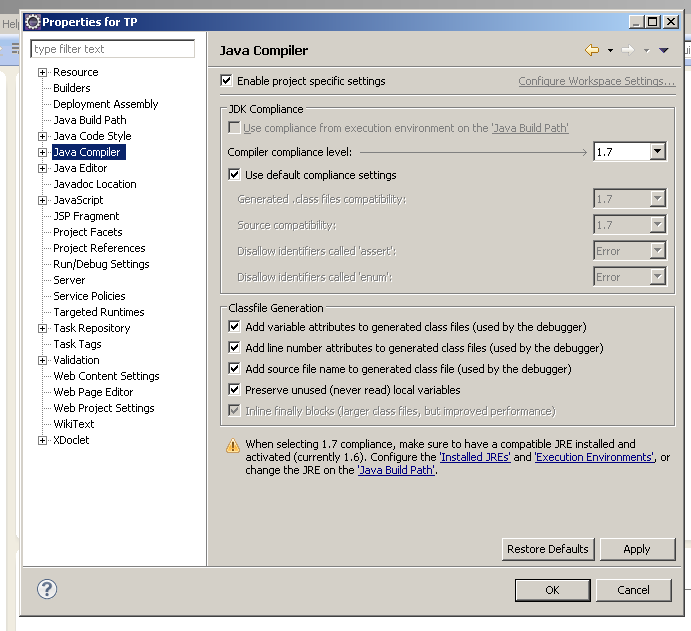 Error Project Facet Java Version 1 7 Is Not Supported In Eclipse Fixed