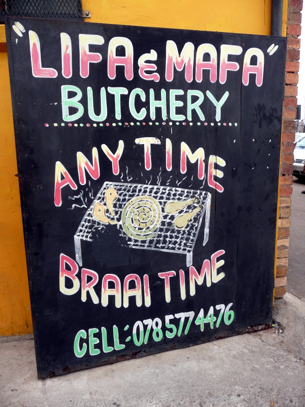 Jim And Connie in South Africa: Braai in Zwide Township