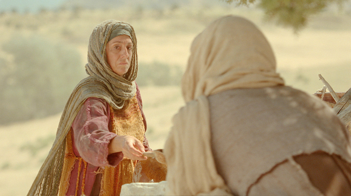 The Cross In The Desert: "Jesus and the Samaritan woman."
