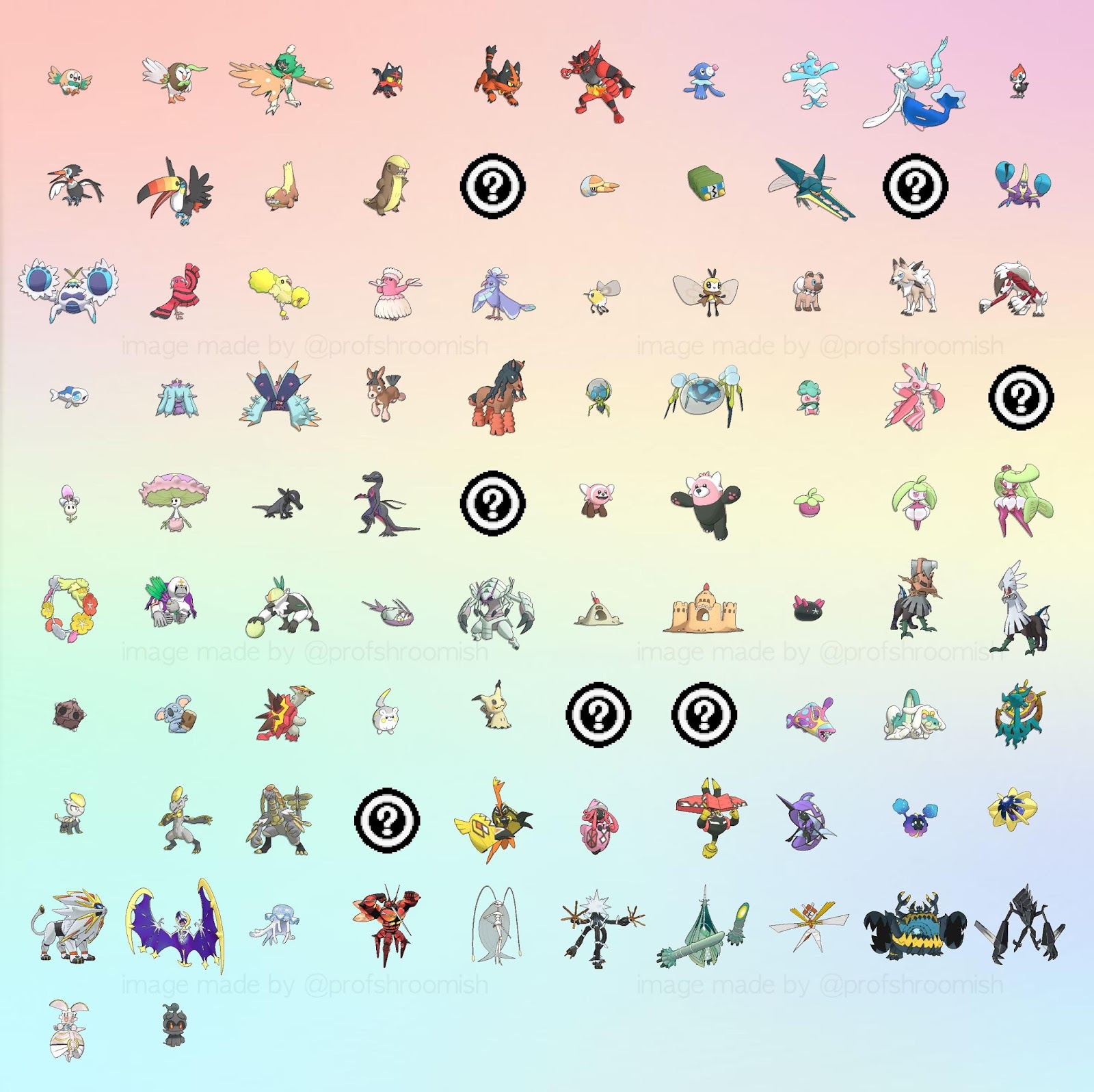 ¡Descubre la pokedex completa de Pokémon Sol y Pokémon Luna! ¡Descubre la pokedex completa de Pokémon Sol y Pokémon Luna!