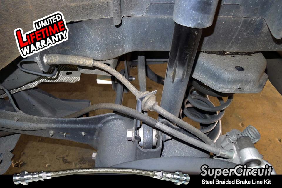 SUPERCIRCUIT Steel Braided Brake Lines: Mazda 3 MPS Steel Braided Brake ...
