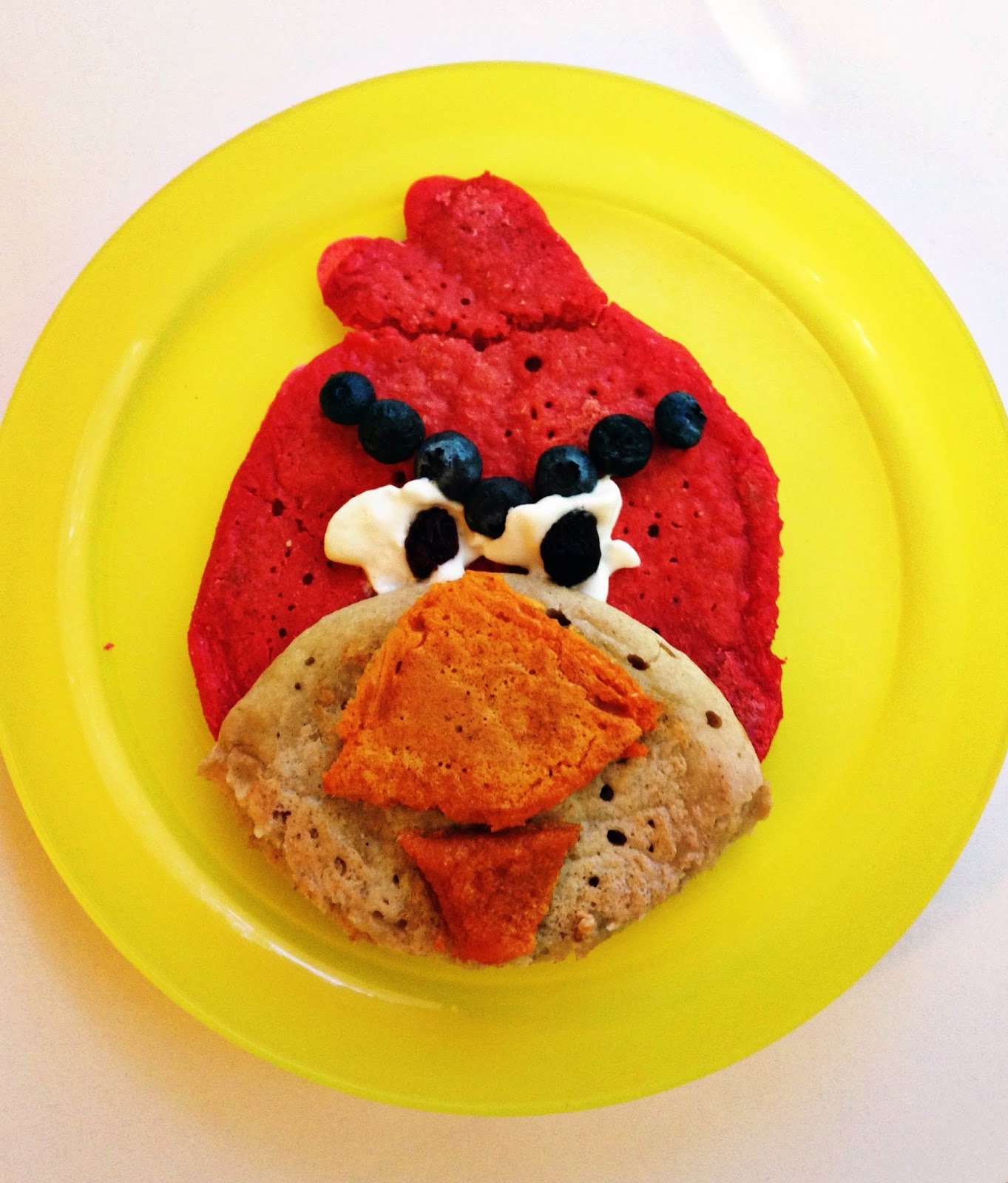 Do Tell, Anabel: Simple Angry Bird (Red Bird) Pancakes