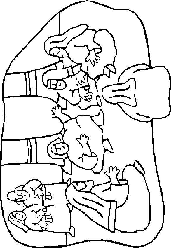 Dibujos para colorear cristianos del niño jesus en el templo - Imagui