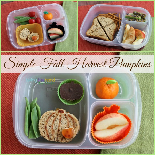 Biting The Hand That Feeds You: Simple Fall Harvest Pumpkin Lunches