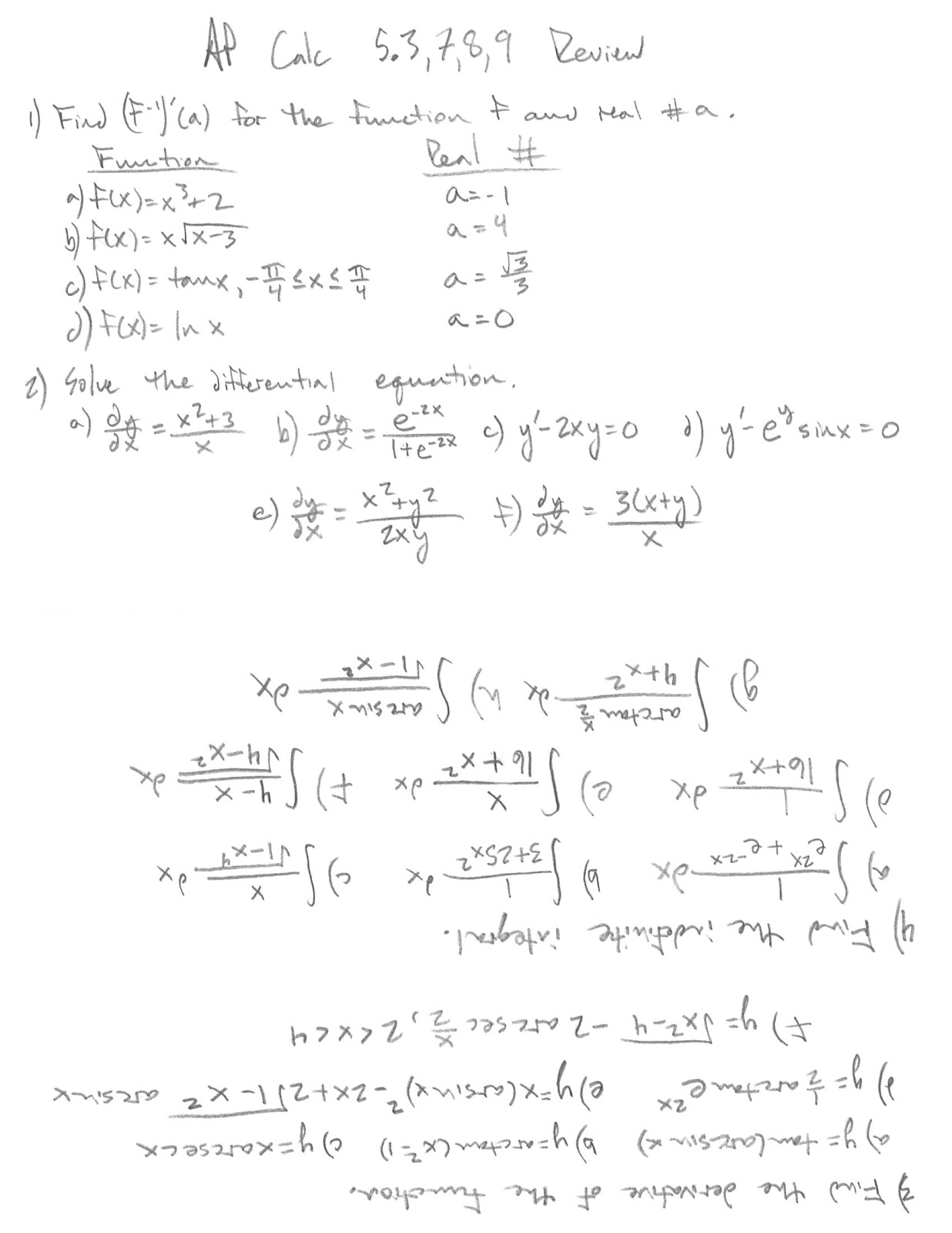 Mr. Suominen's Math Homepage: AP Calculus 3/19/13