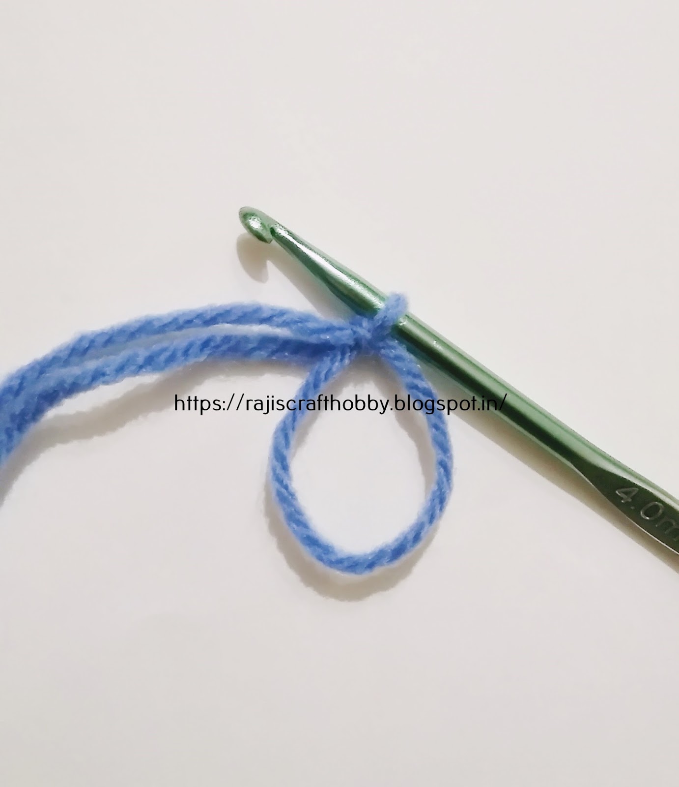 Raji's Craft Hobby: How to Make a Flat Single Crochet Circle