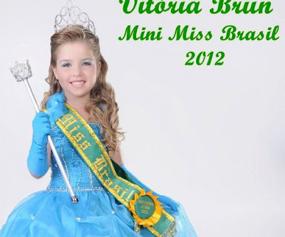 Vitória Aracelly Brun: Mini Miss Brazil Vitória Brun ;D