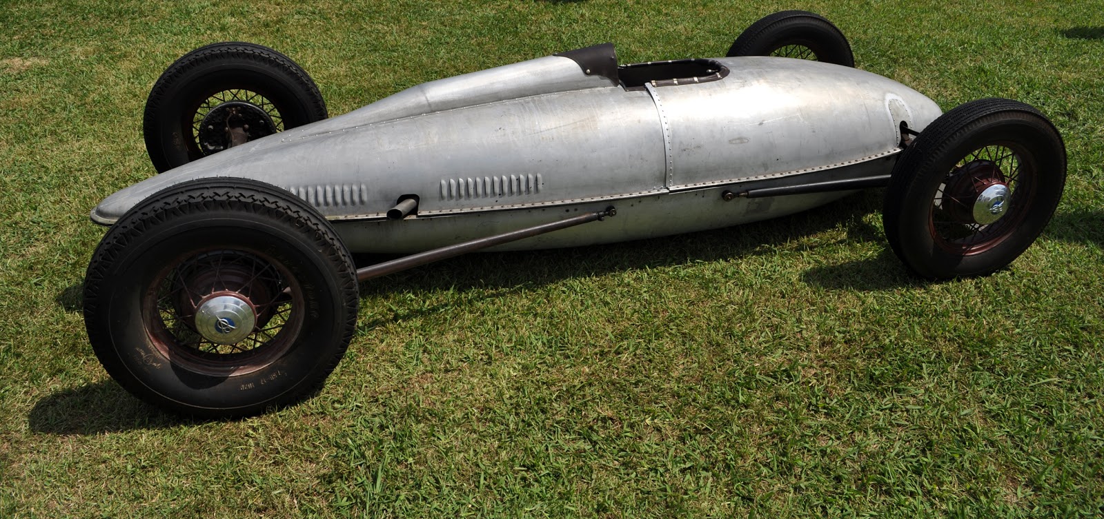 Just A Car Guy: 1949 Bellytank dry lakes streamliner at the Steve ...