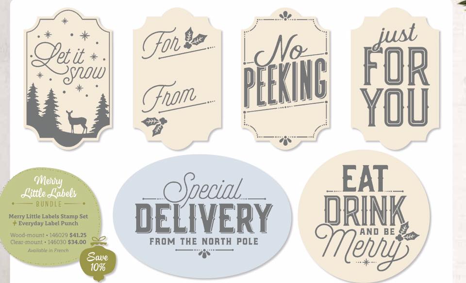 Sootywing Studios: Merry Little Labels Tag Set: Stampin' Up! Artisan ...