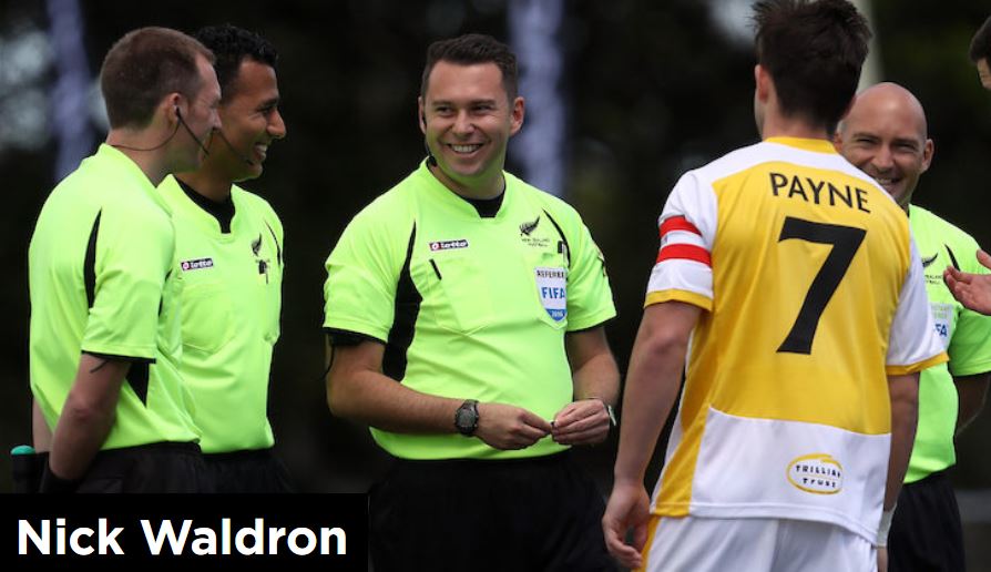 El árbitro Nick Waldron hace historia en Nueva Zelanda - Noticias y ...