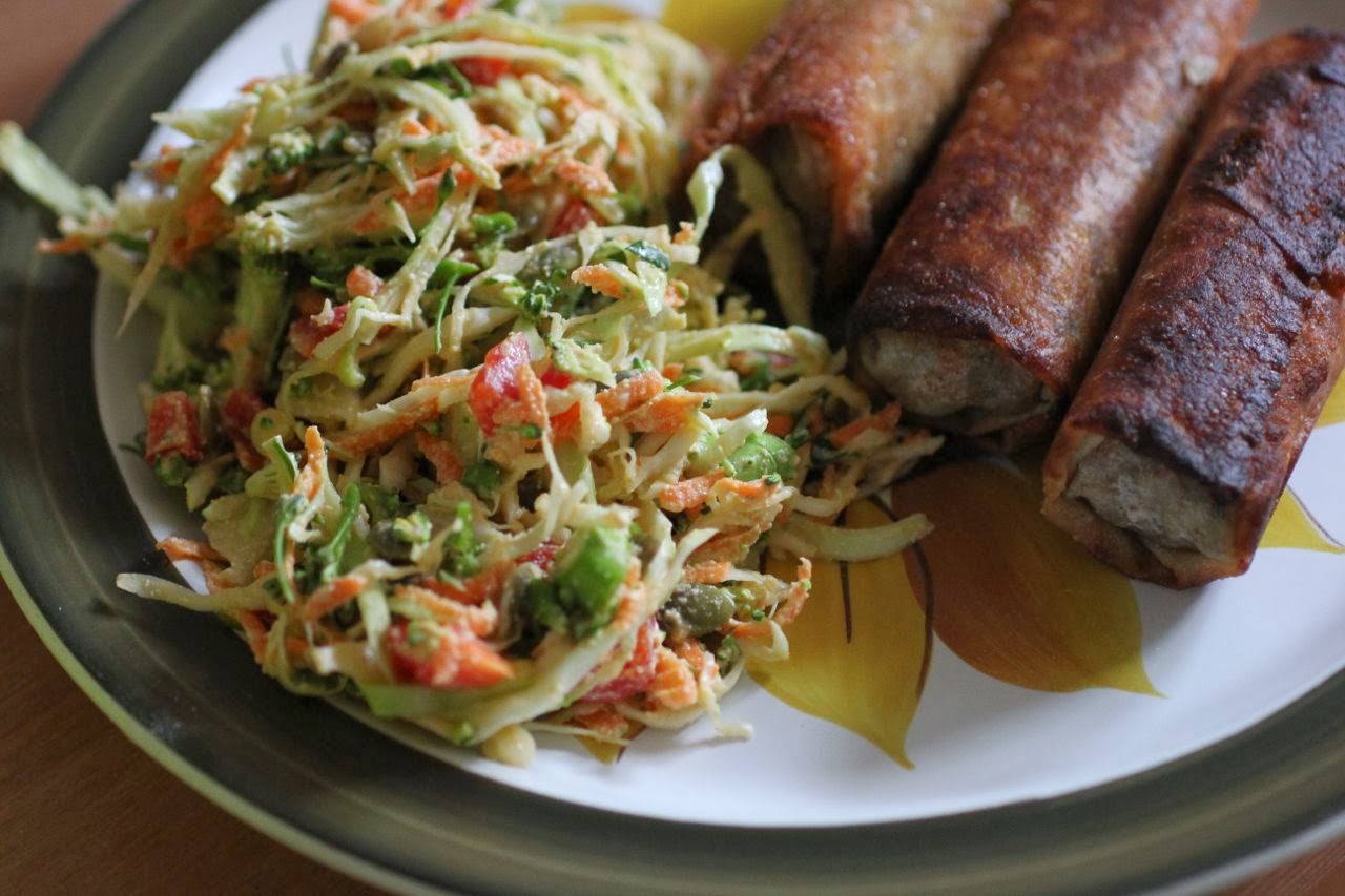 Green Gourmet Giraffe: Haggis chiko rolls - a marriage of Aussie and ...